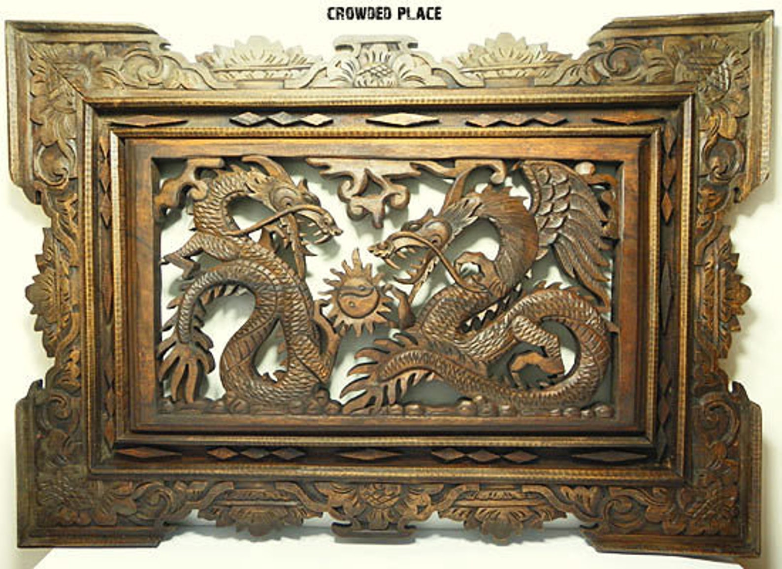 Wooden Wall Art Dragons 27x19 Handmade Wood Panel - Etsy