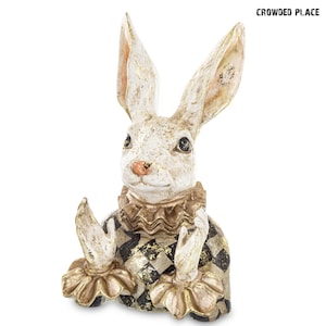 Vintage Harlequin Rabbit Figurine: Whimsical Home Decor - Etsy