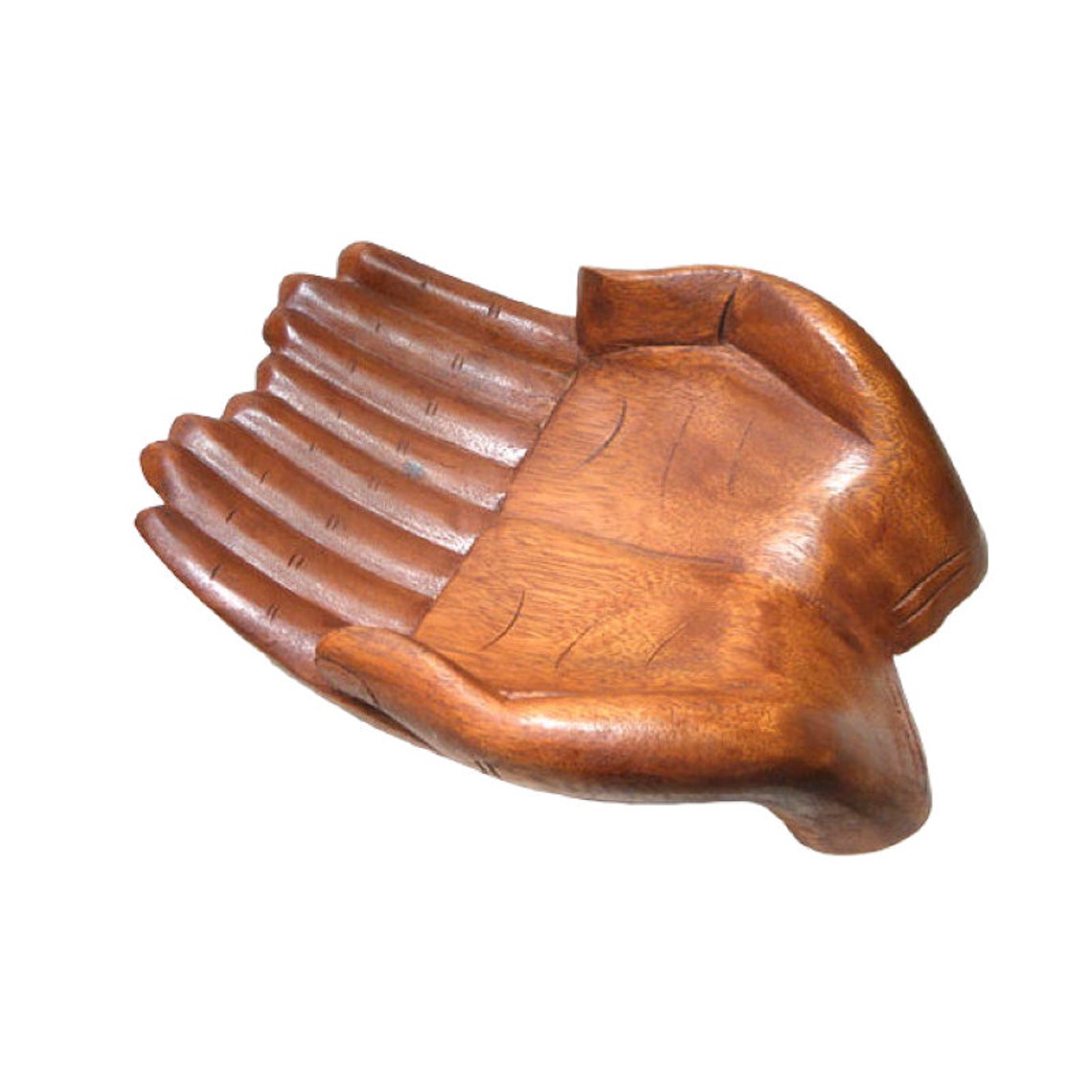Hand Carved Wooden Hands Sculpture: Vintage Home Decor - Etsy