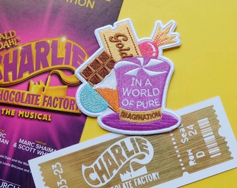 Charlie and the Chocolate Factory Patch - Etsy