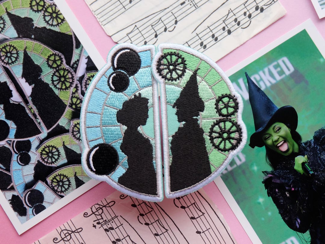 For Good - Elphaba and Glinda (wicked Musical) Embroidered Iron-on ...