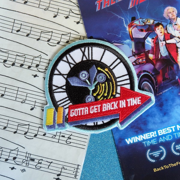 Back to the Future Patch - Etsy