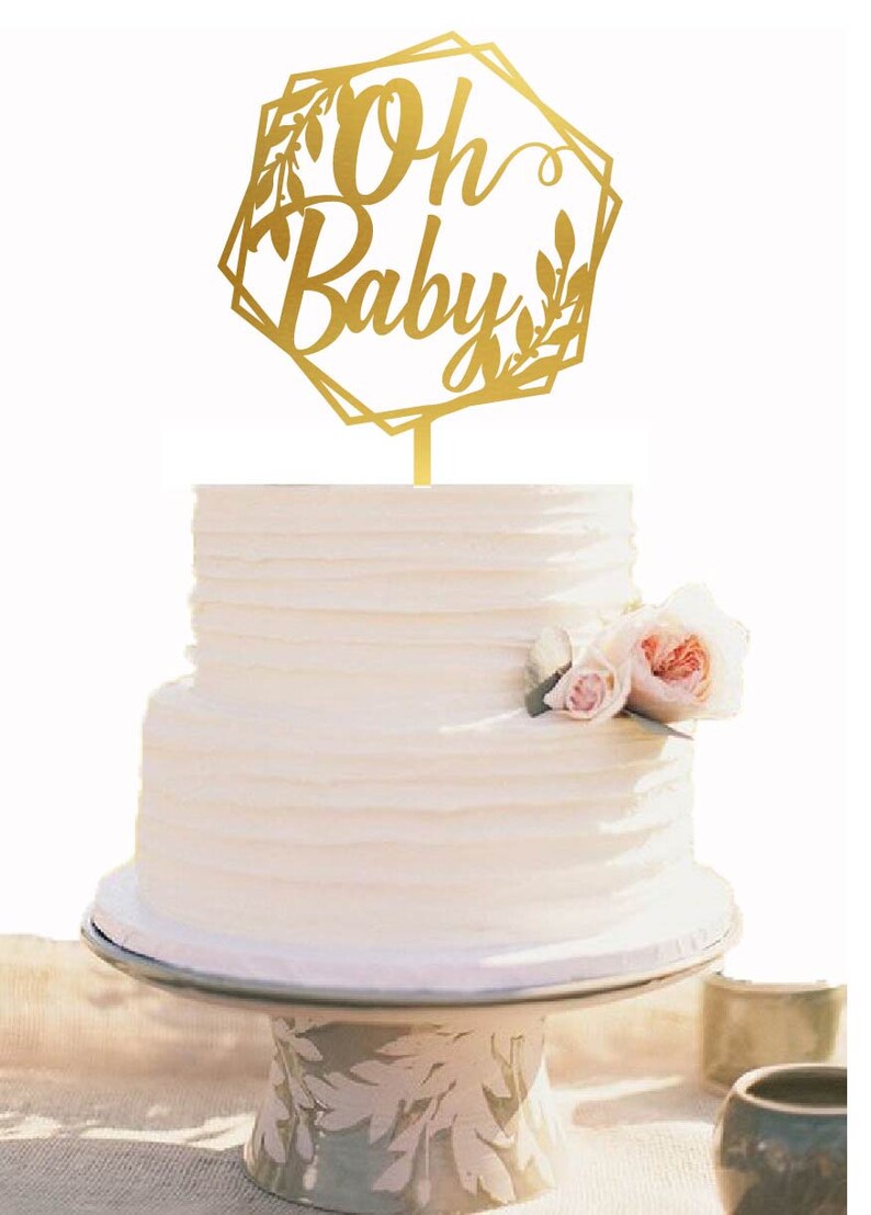SVG /PNG /DFX Esp Pdf Cutting Files for Oh Boy Cake Topper, Birthday ...