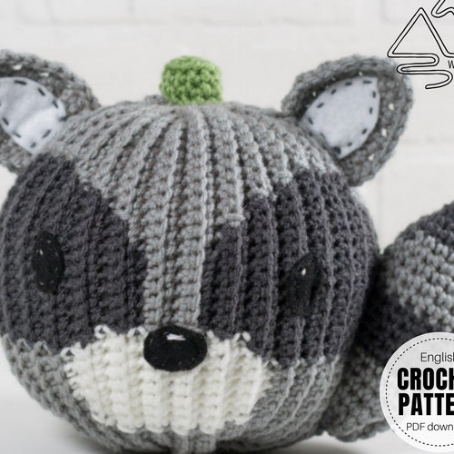 CROCHET PATTERN X Crochet Fox Pumpkin English Written - Etsy