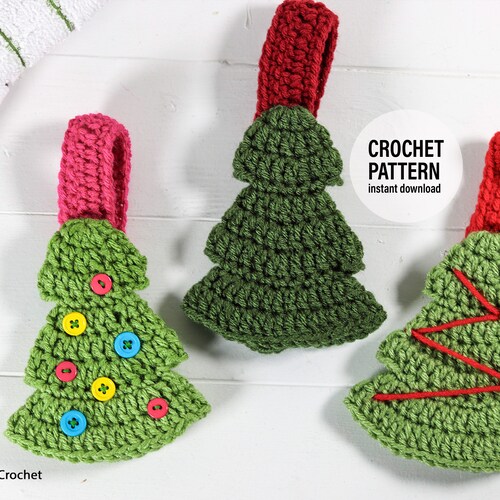 CROCHET Pattern X Tree Towel Topper Pattern English PDF - Etsy