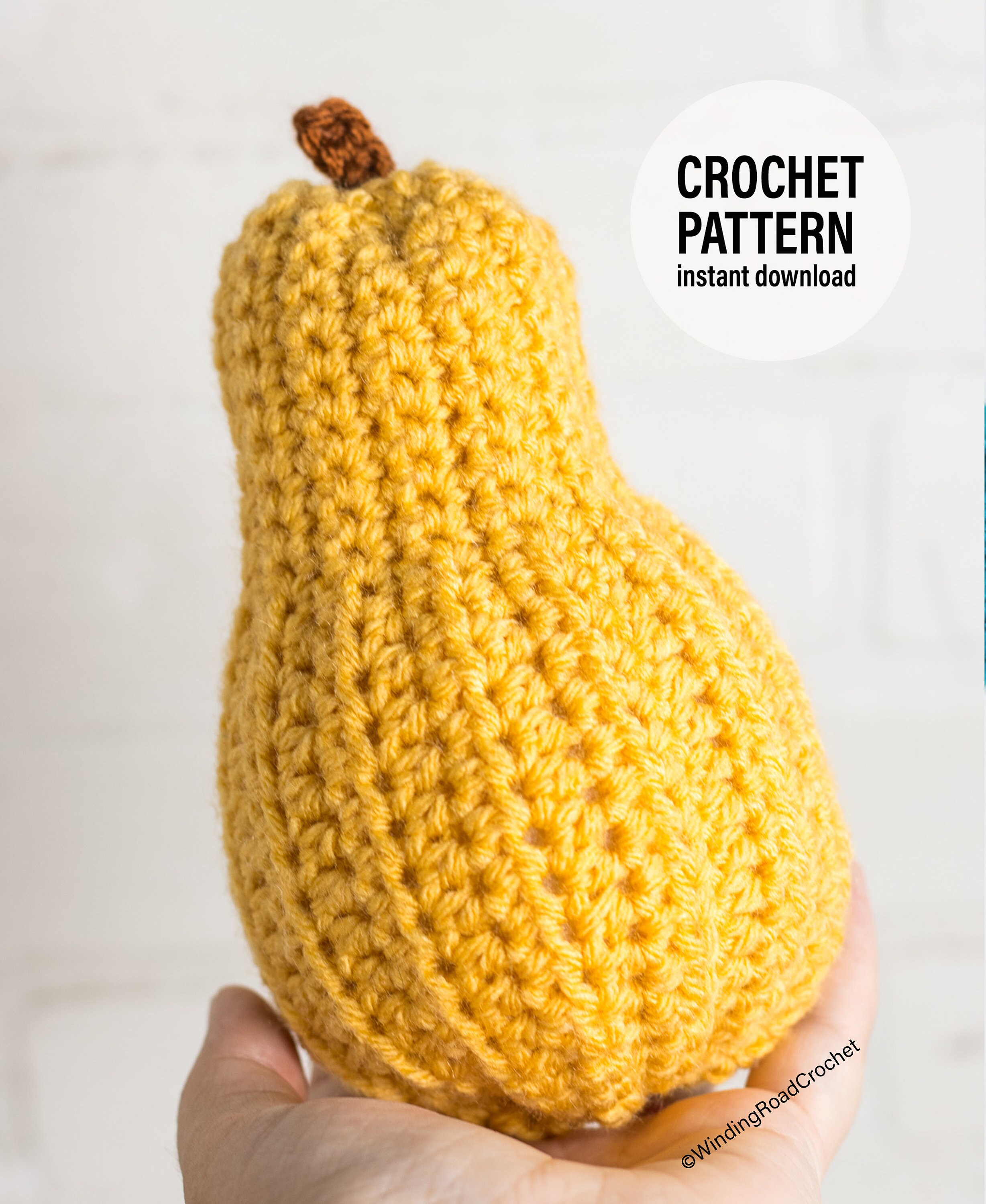 Sewing & Fiber CROCHET PATTERN X Crochet Pumpkins and Gourds Pattern ...