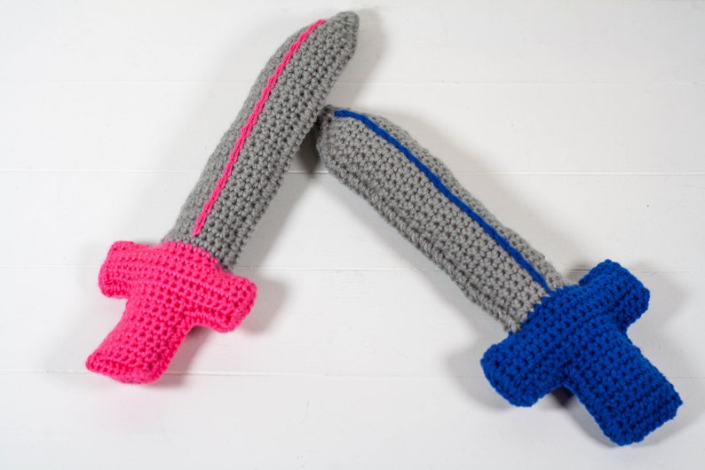 Crochet Sword and Shield Pattern Crochet Pillow Pattern - Etsy