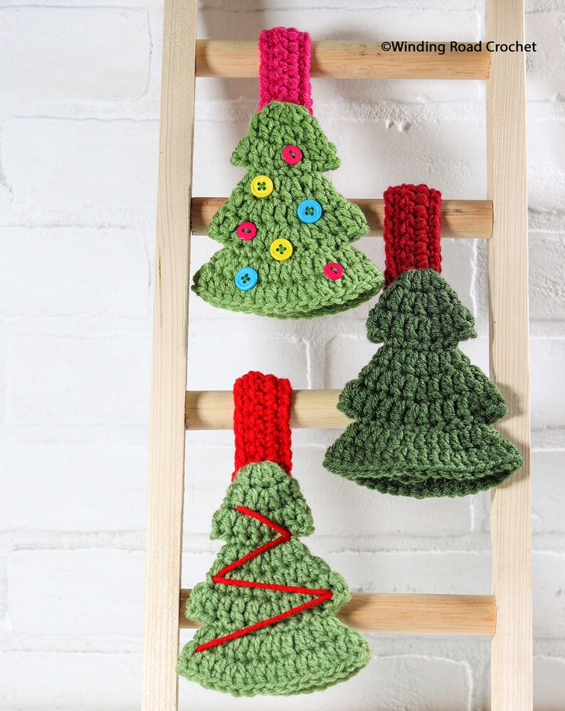 CROCHET Pattern X Tree Towel Topper Pattern, English PDF Download, - Etsy