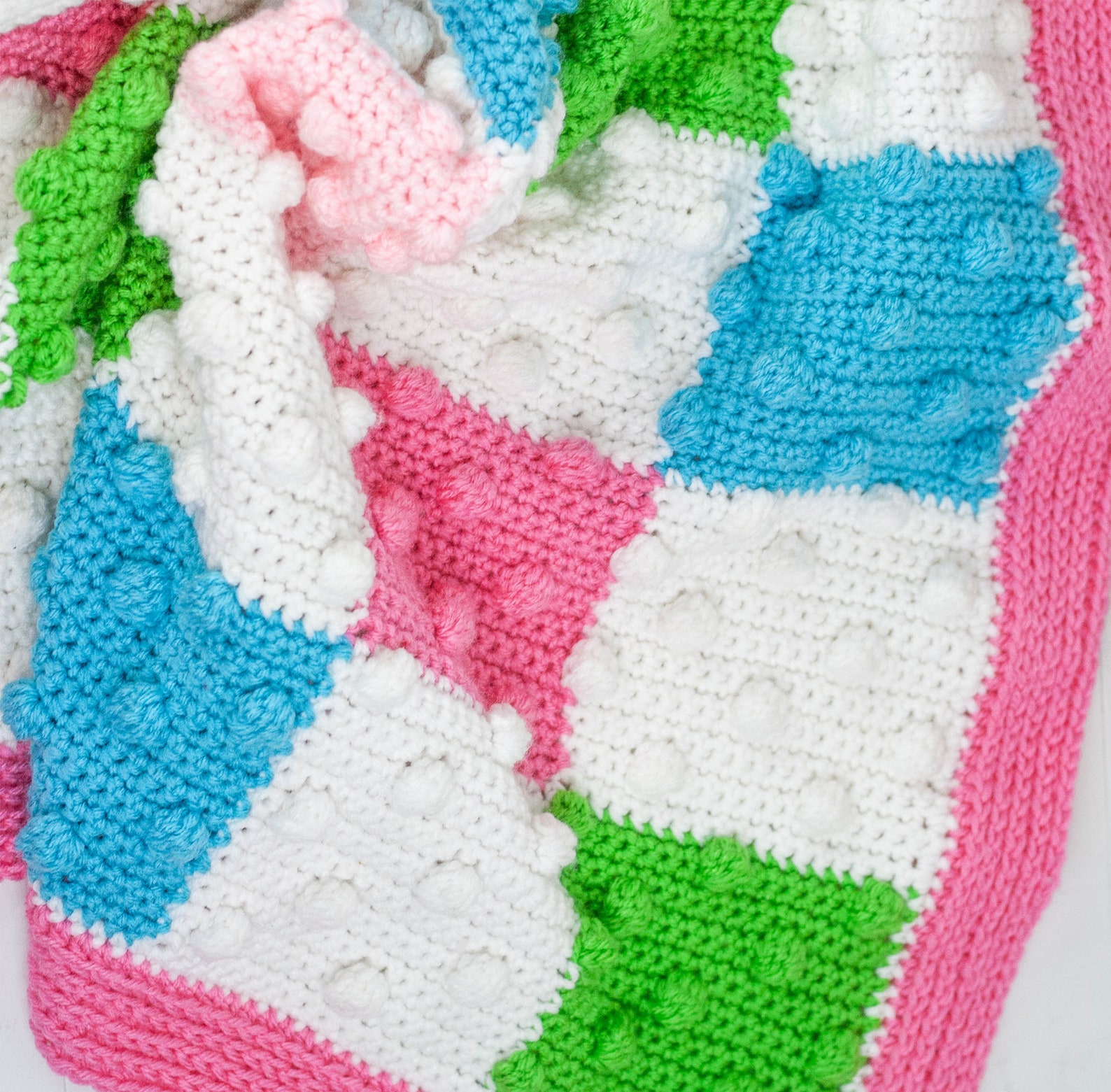 CROCHET PATTERN X Bobble Crochet Baby Blanket, English PDF Pattern Only ...