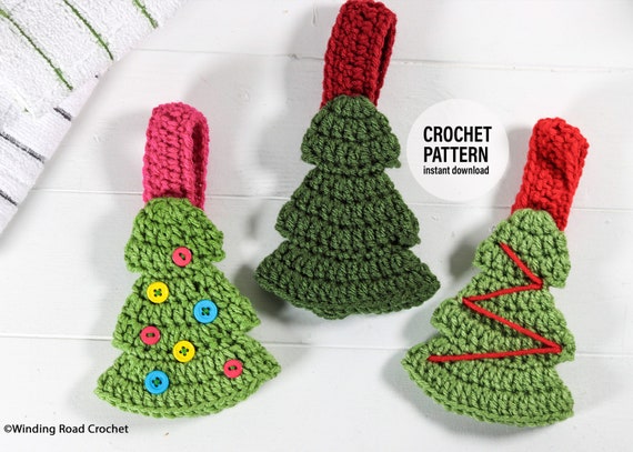 CROCHET Pattern X Tree Towel Topper Pattern English PDF - Etsy