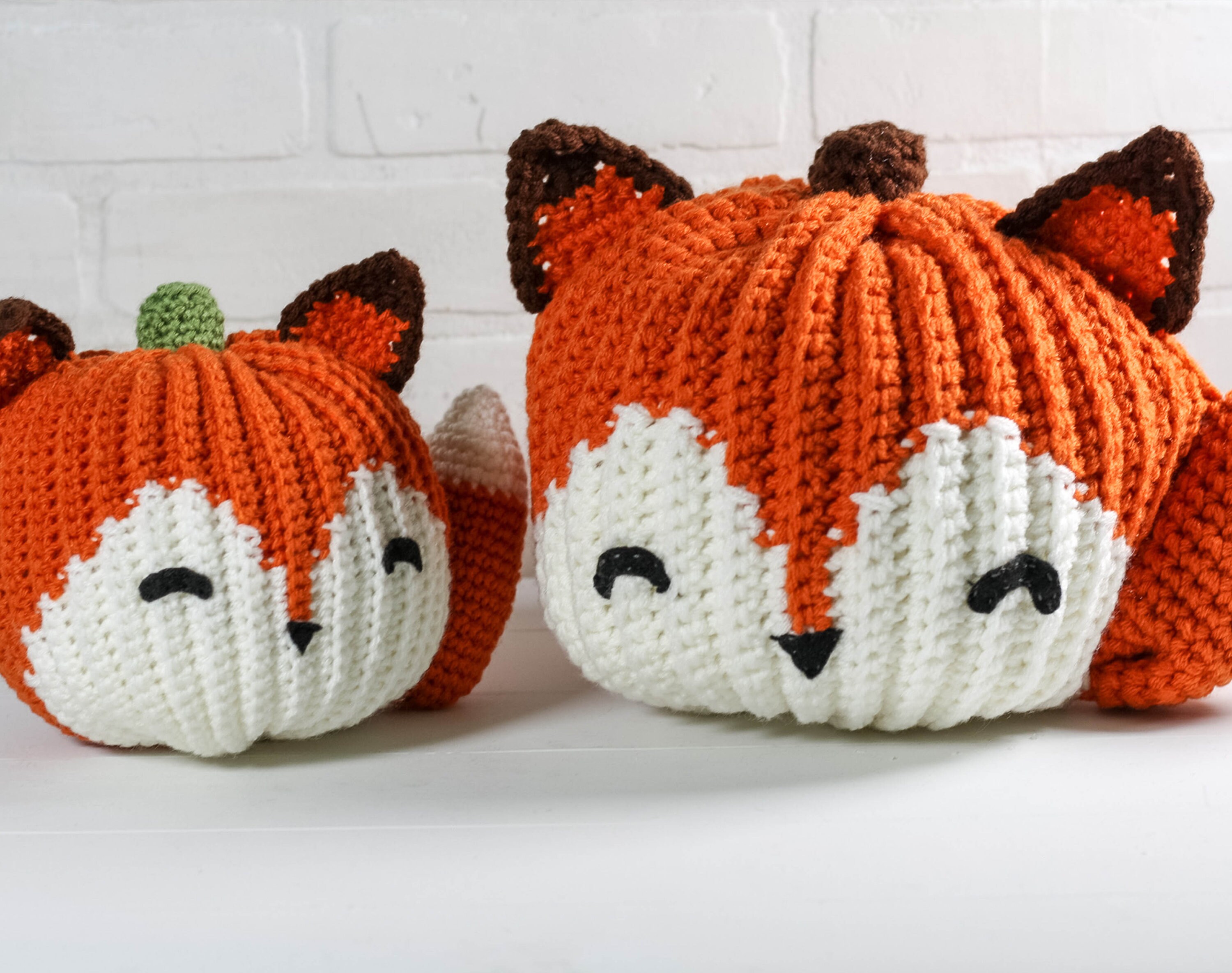 CROCHET PATTERN X Crochet Fox Pumpkin English Written - Etsy