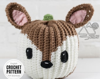 CROCHET PATTERN X Crochet Fox Pumpkin English Written | Etsy