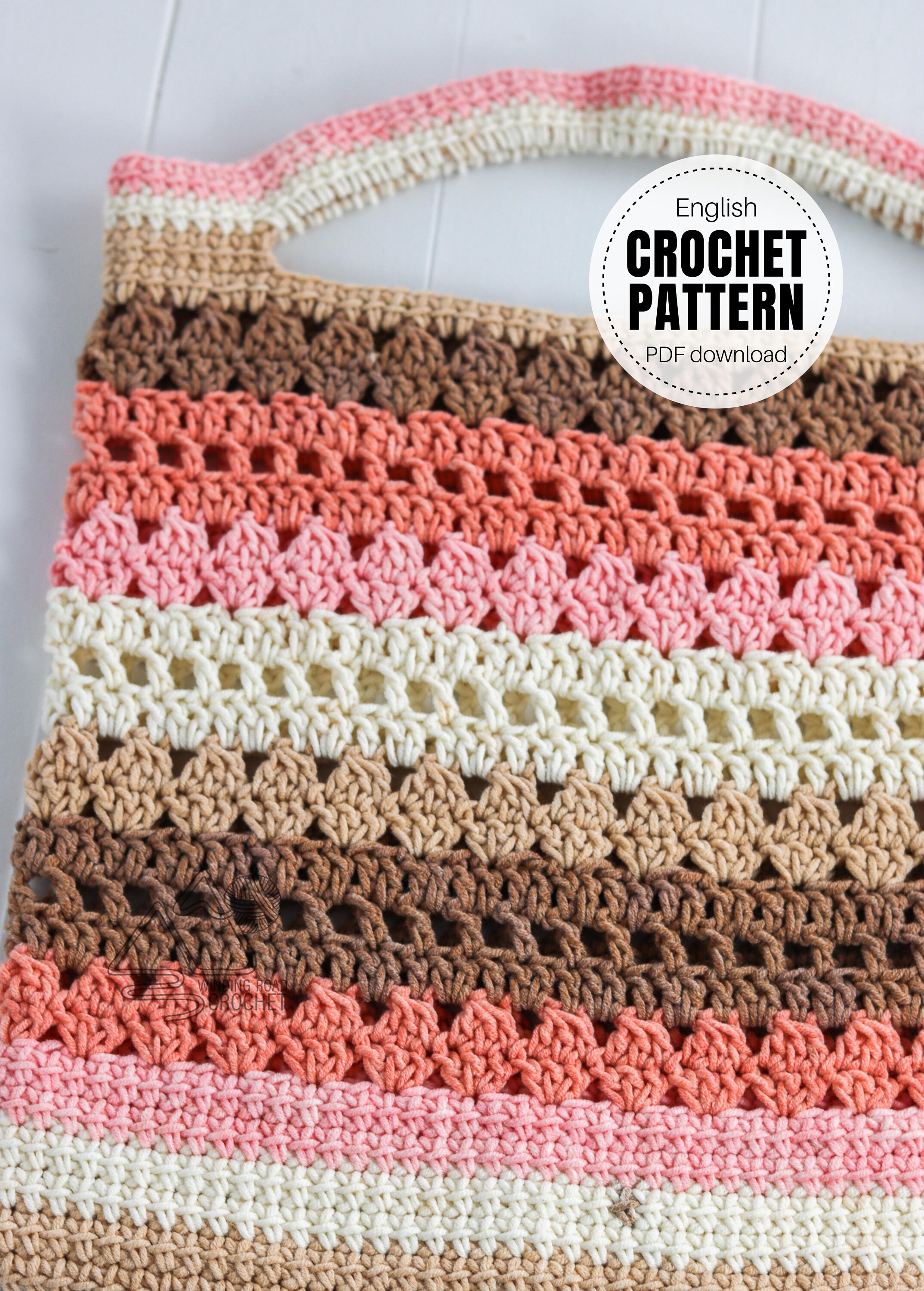 CROCHET PATTERN X Crochet Bag Pattern, English PDF Download, Crochet ...