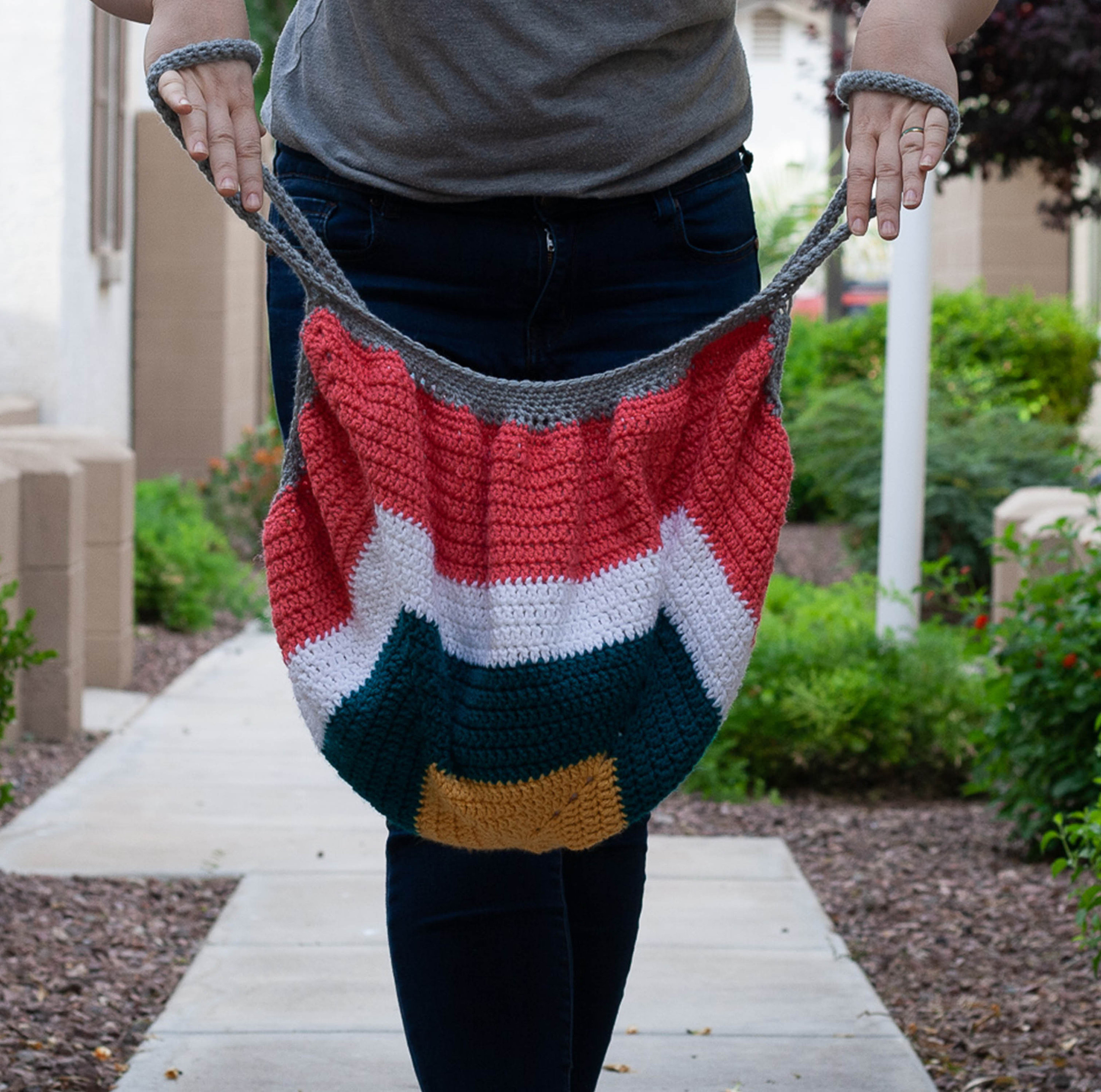 CROCHET PATTERN X Modern Slouch Crochet Tote Bag X English PDF Pattern ...