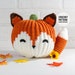 CROCHET PATTERN X Crochet Fox Pumpkin English Written | Etsy