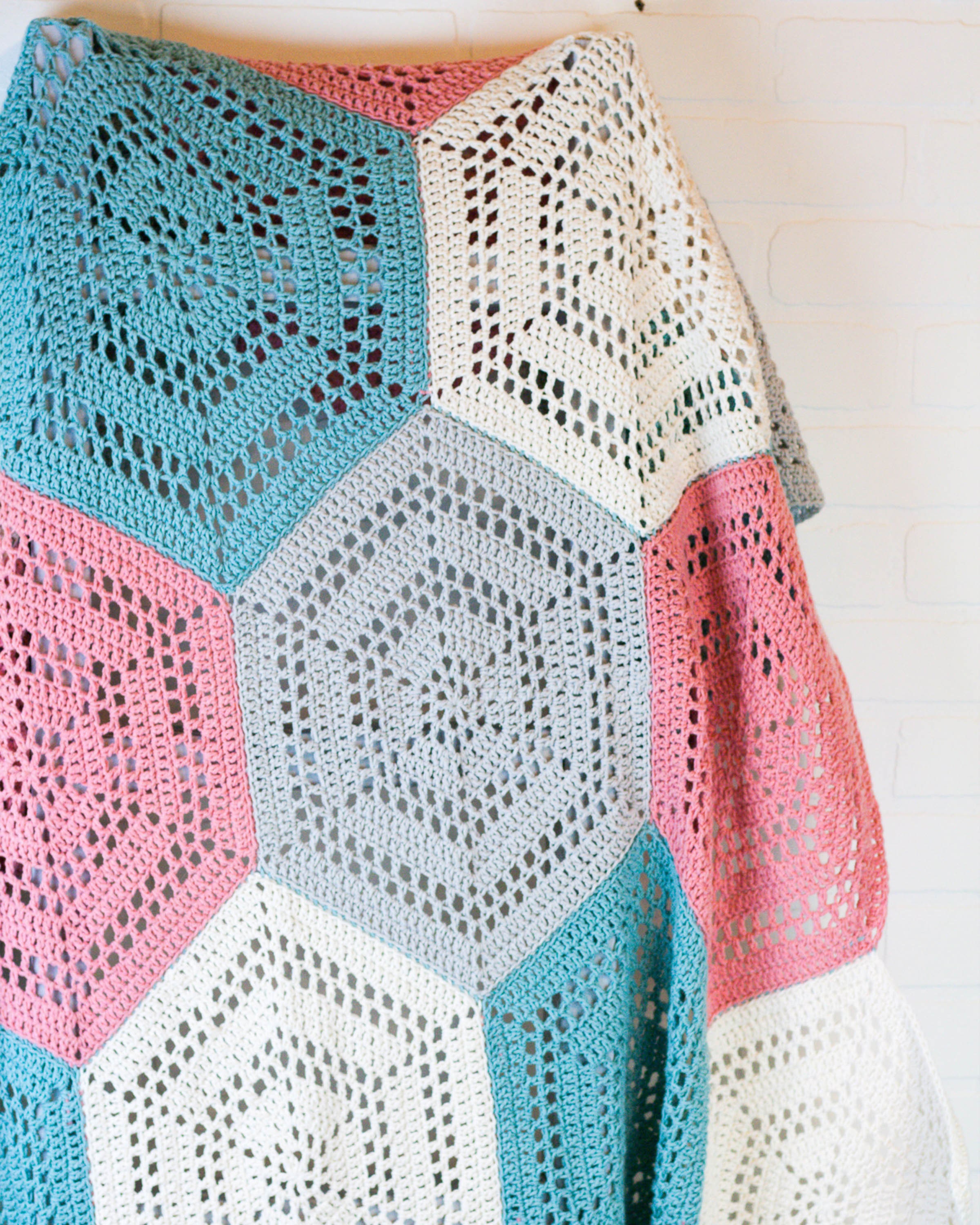CROCHET PATTERN X Crochet Hexagon Blanket Pattern English Pdf - Etsy