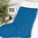 CROCHET PATTERN X 1 Hour Christmas Stocking, Instant PDF Download ...