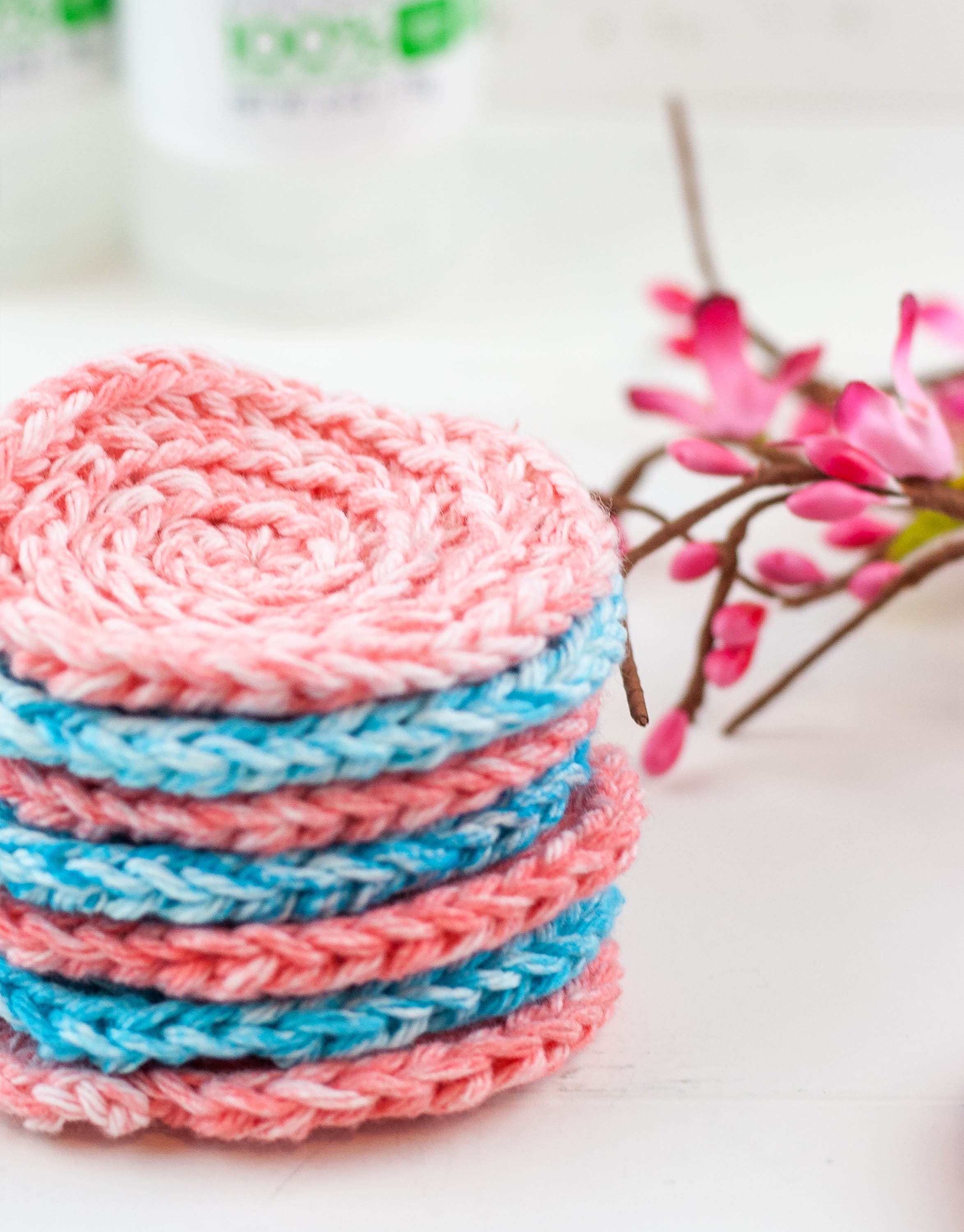 CROCHET PATTERN X Crochet Textured Face Scrubbies X English PDF Pattern ...