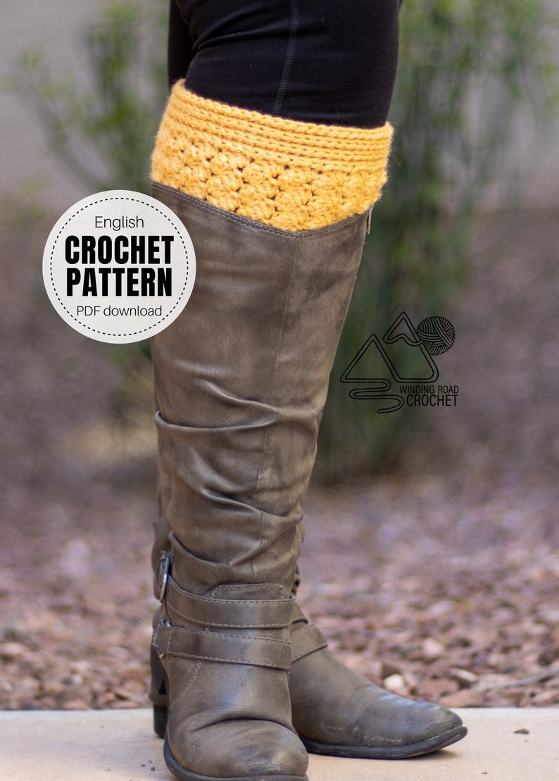 CROCHET PATTERN X Fall Vibes Crochet Boot Cuff Pattern - Etsy