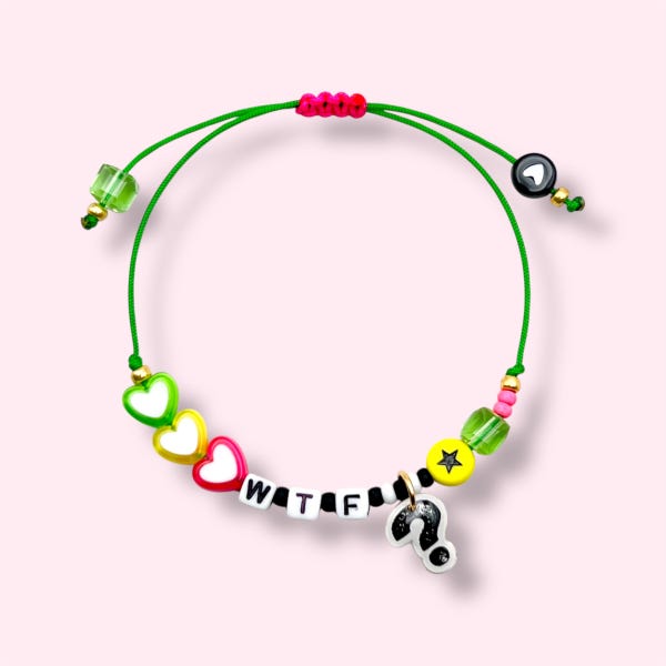 Wtf Bracelet - Etsy