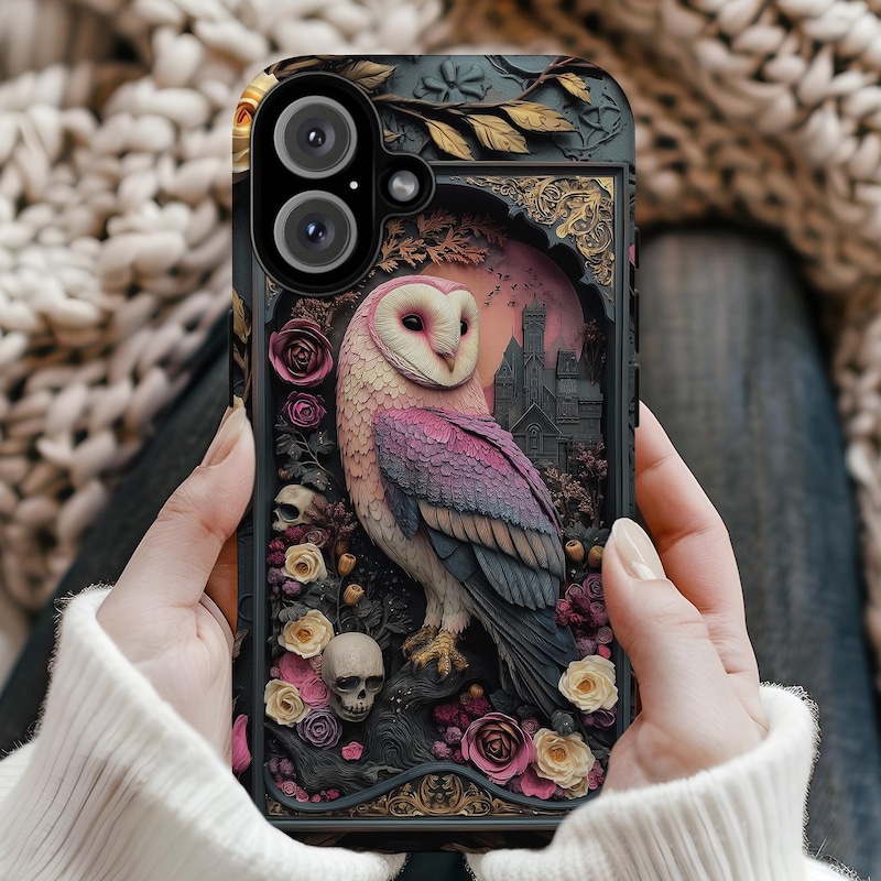 Gothic Owl Phone Case - Etsy