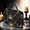 Boho Celestial Starry Night Sky and Moon Handbag, Boho Cottagecore ...