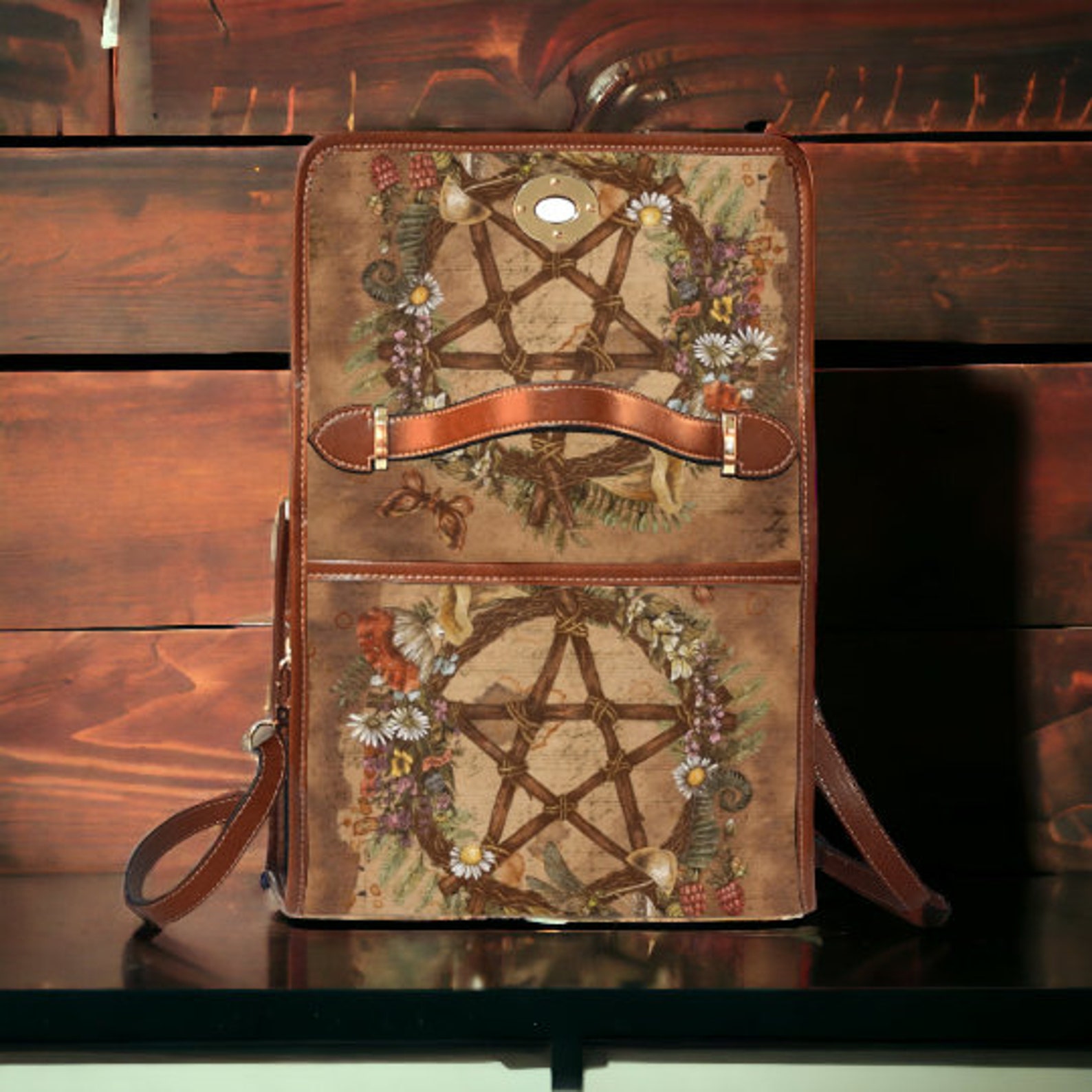 Witch Canvas Satchel Bag, Faecore Goblincore Witchcore Cross Body Bag ...