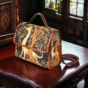 Medieval Woodland Dragon Satchel, Cottagecore Dragon Cross Body Bag ...