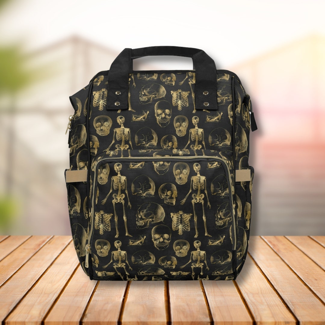 Vintage Anatomy Diaper Bag, Dark Anatomy Diaper Bag, Whimsigoth Baby ...