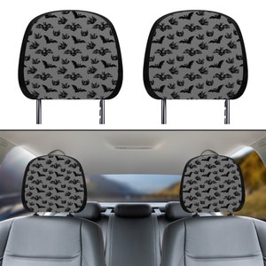 Gothic Bats Car Seat Covers, Black Bats Seat Covers, Whimsigoth Car ...