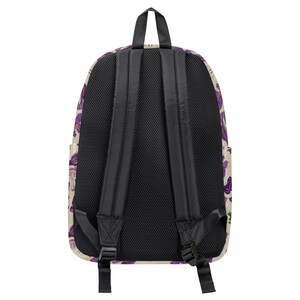 Vintage Naturalist Goblincore Backpack, Purple Nature Birds Mushrooms ...