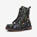 Forestcore Boots Woodland Mushrooms Combat Boot Vegan Combat - Etsy