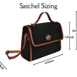 Cottage Books Satchel Purse, Witchy Crossbody Bag With Books ...