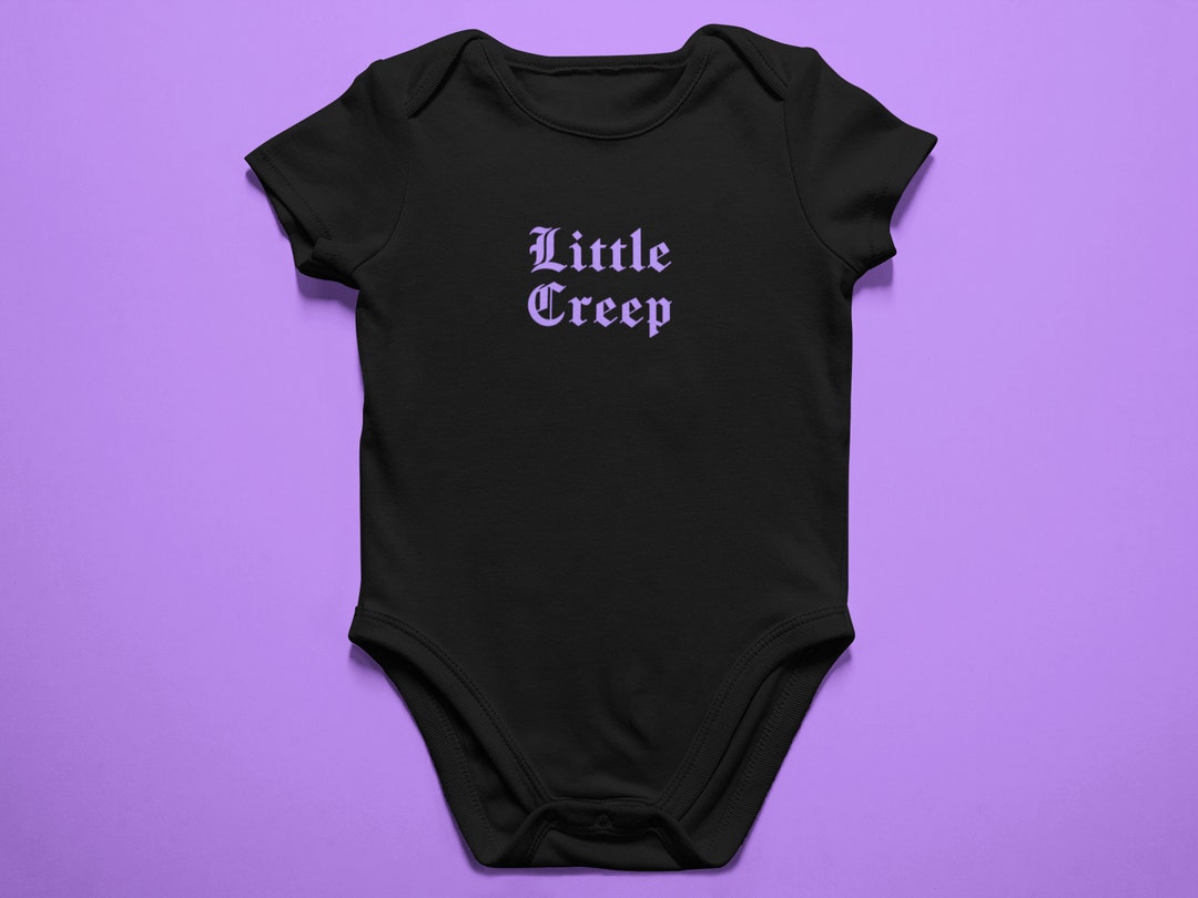 Baby Goth Bodysuit Spooky Cute Bodysuit Baby Goth Stuff Pastel Goth ...