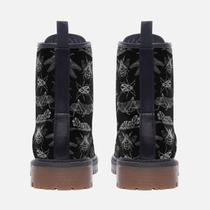 Vegan Combat Boots, Insects Nature Bugs Boots, Whimsigoth Naturecore ...