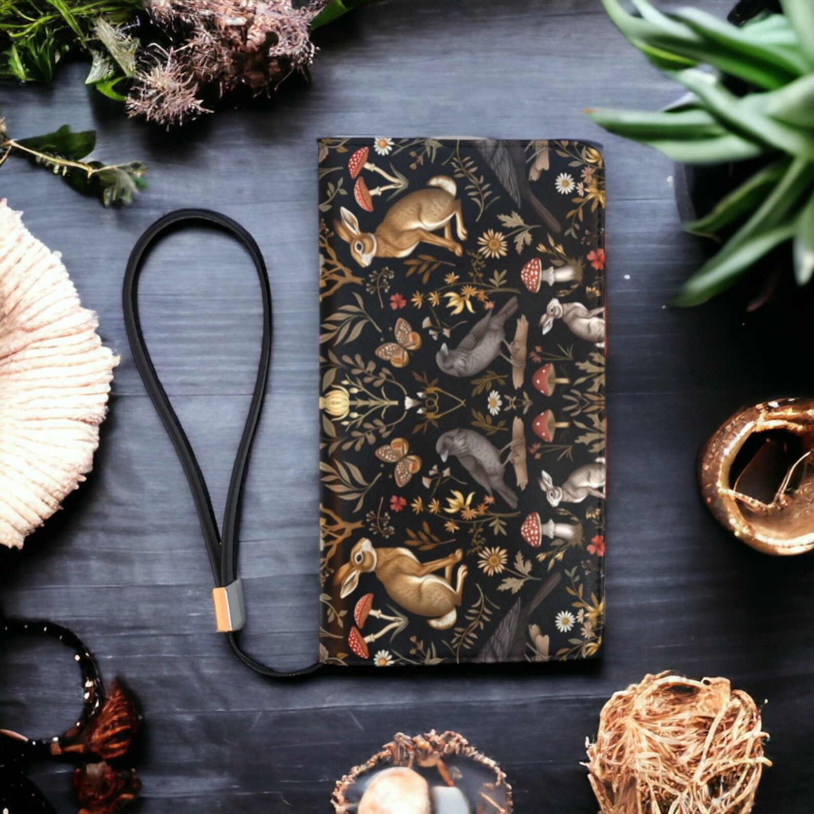 Darkest Forest Witchy Satchel Bag & Wallet Set, Cottage Goth Forest ...
