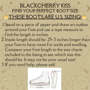 Boho Floral Vegan Boots, Dark Floral Daisy Chunky Boots, Wildflower ...