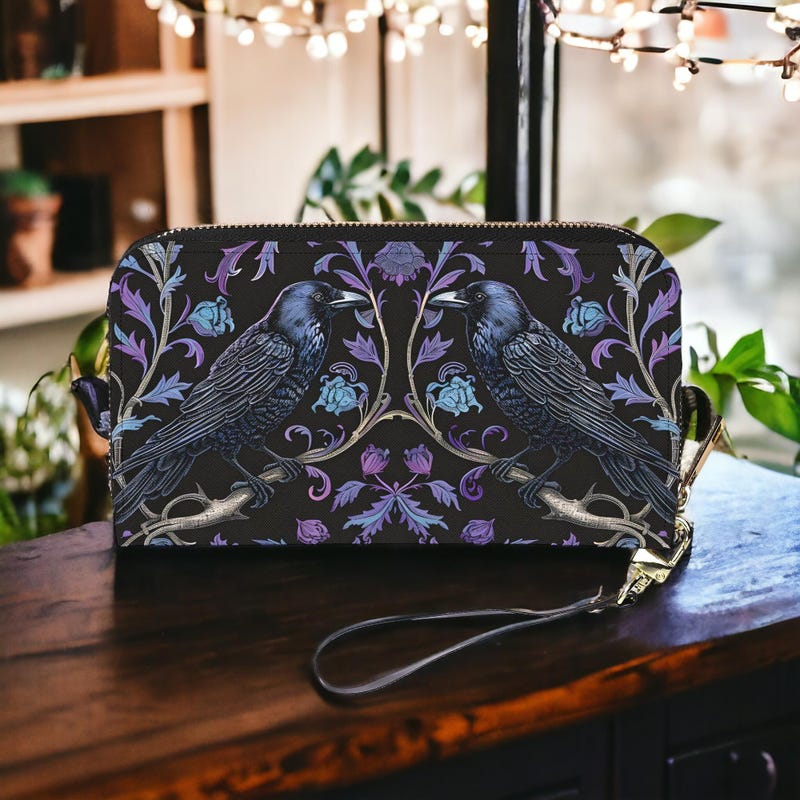 Gothic Raven Clutch - Etsy