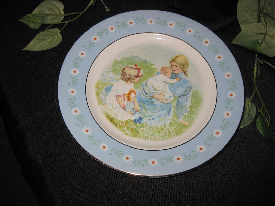 Vintage AVON Collector's Plate 1974 Tenderness Commemorative "pontesa ...