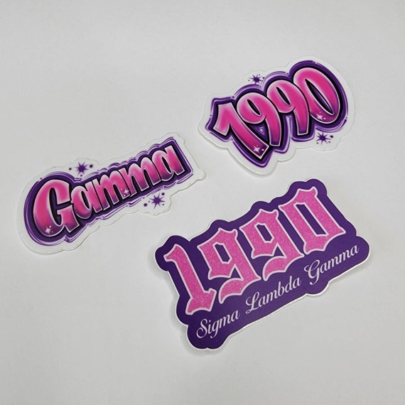 Sigma Lambda Gamma Graffiti 2.0 Stickers / Sigma Lambda Gamma - Etsy