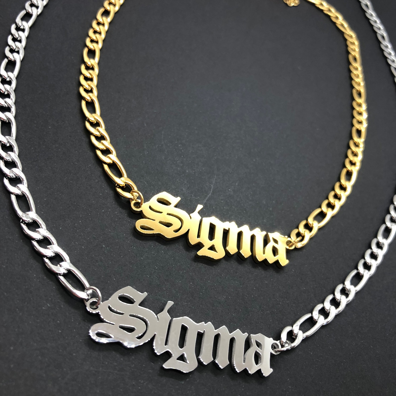 Sigma Necklace Sigma Gift Sigma Chain Sigma Gift 1914 | Etsy