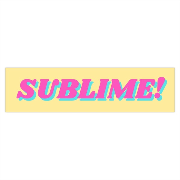 Sublime Decal Stickers - Etsy
