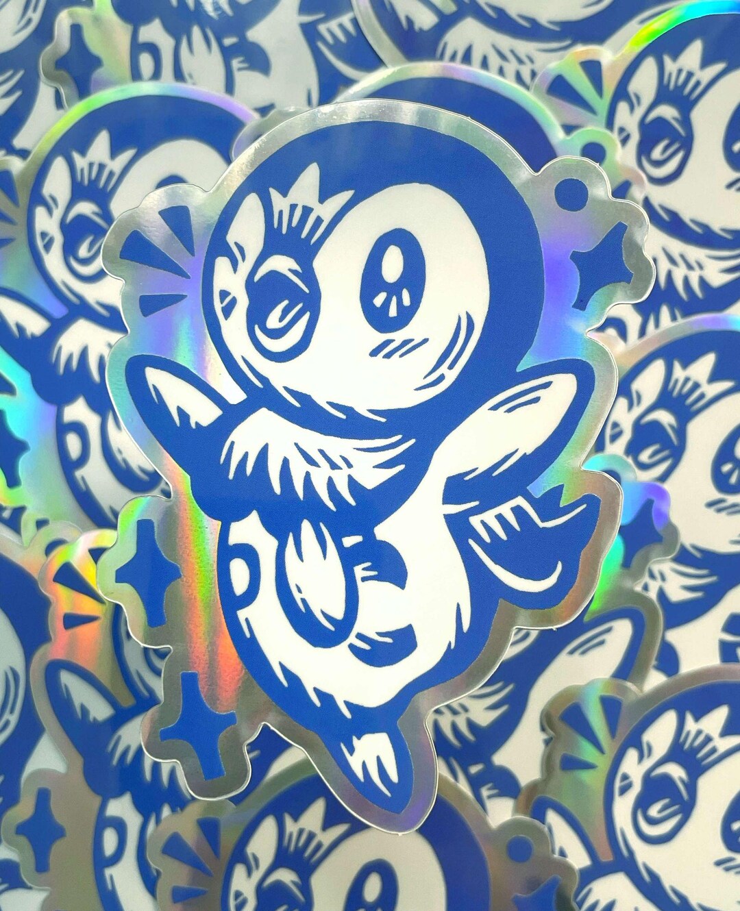 Pokemon Holographic Stickers - Etsy