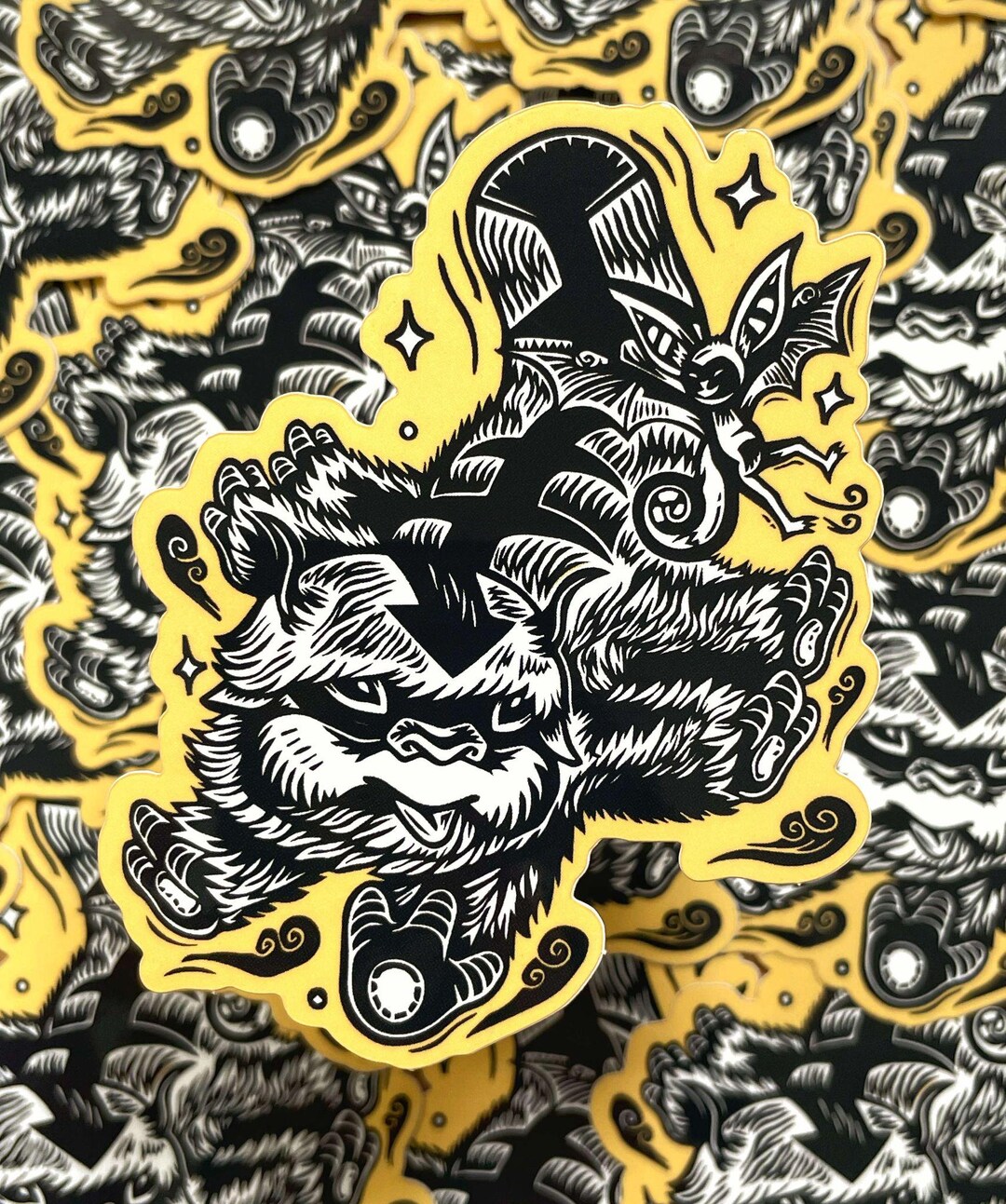 Appa and Momo Sticker - Etsy
