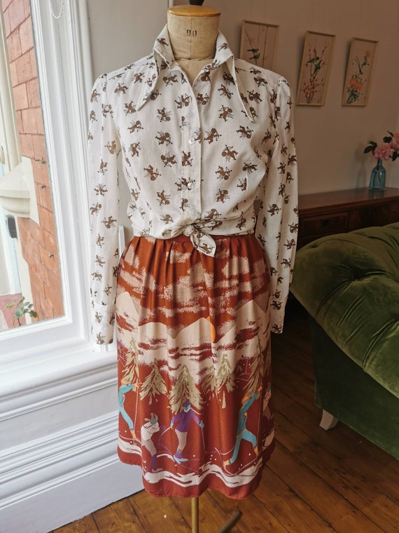 alpine ski 1950s - Gem