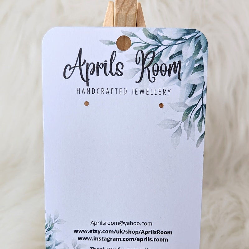 Custom Earring Cards - Etsy