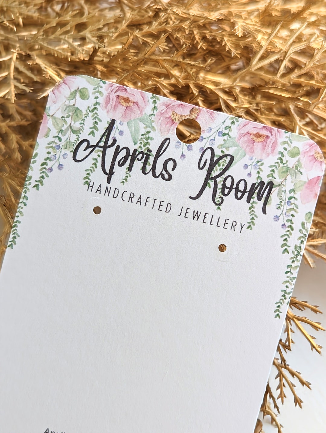 Custom Earring Display Cards, Your Logo, Personalised Earring Cards ...