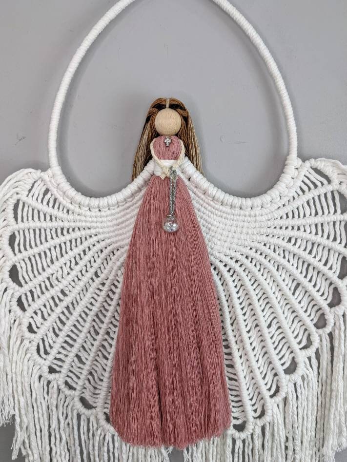 Macrame Angel Wings/ Macramé/ Guardian Angel/ Wall Hanging/ | Etsy