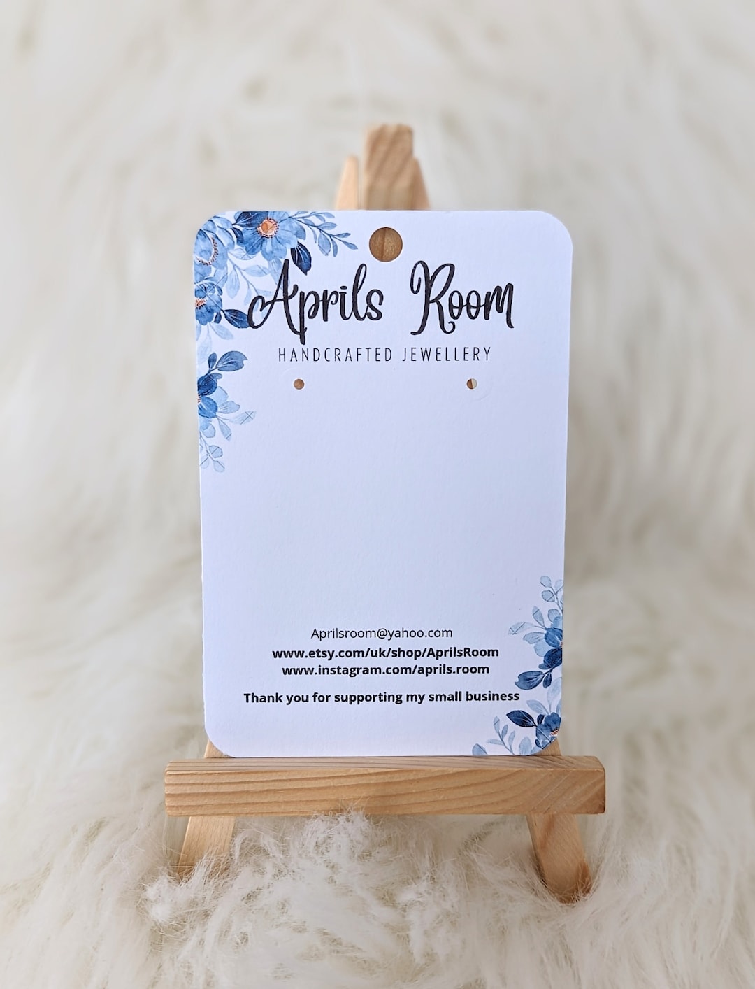 Custom Earring Display Cards Your Logo Personalised Earring - Etsy