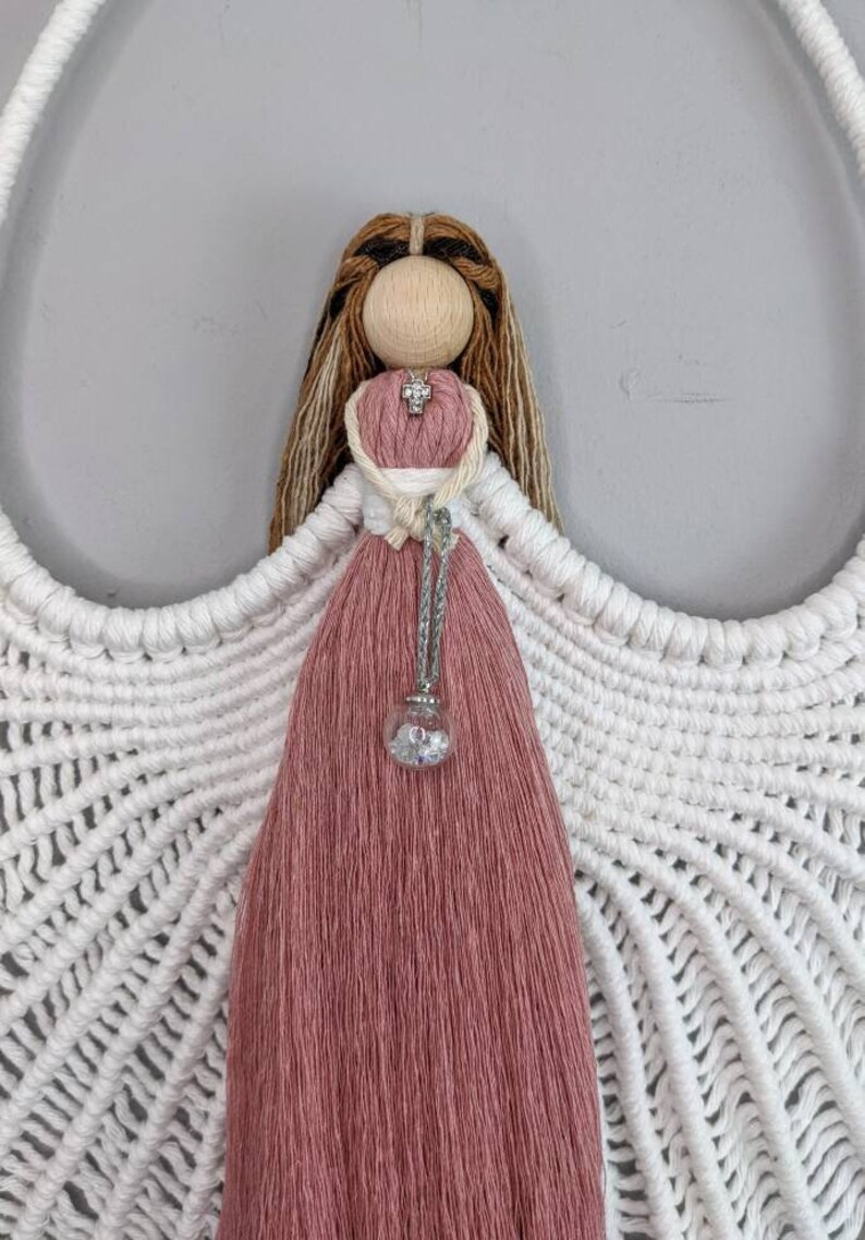 Macrame Angel Wings/ Macramé/ Guardian Angel/ Wall Hanging/ - Etsy